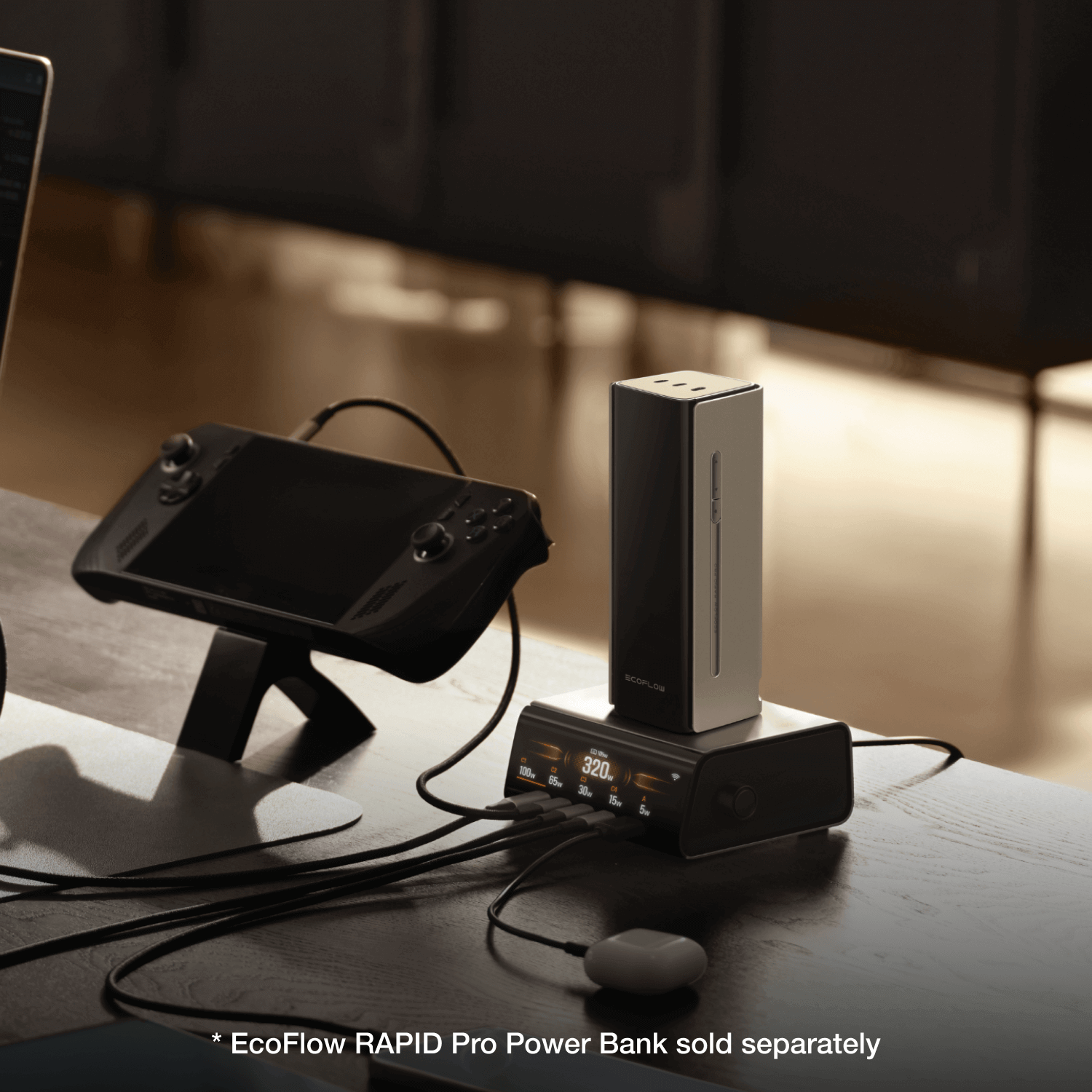 EcoFlow RAPID Pro Desktop Charger: 320W & 5 Ports | EU – EcoFlow Europe