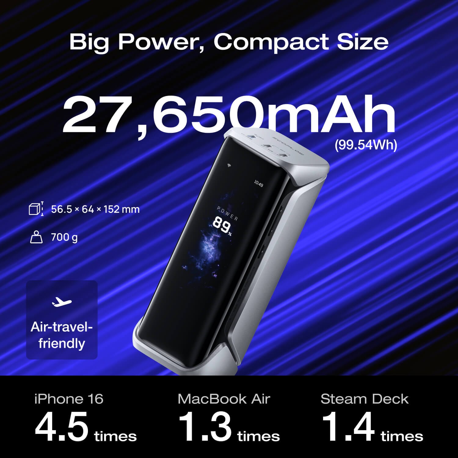 RAPID Pro X Power Bank – 27,650 mAh & 300 W | EcoFlow EU – EcoFlow Europe